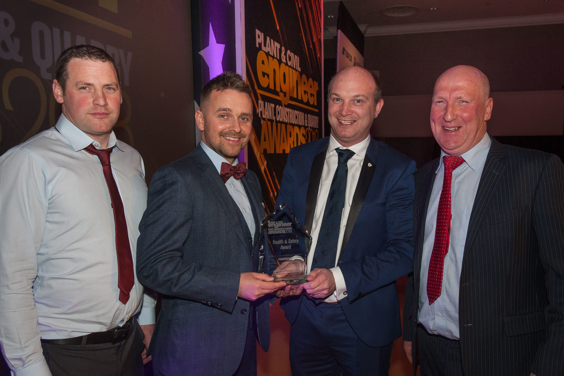 Maintenance engineer Arthur Conlon, Health and Safety officer Gareth ...