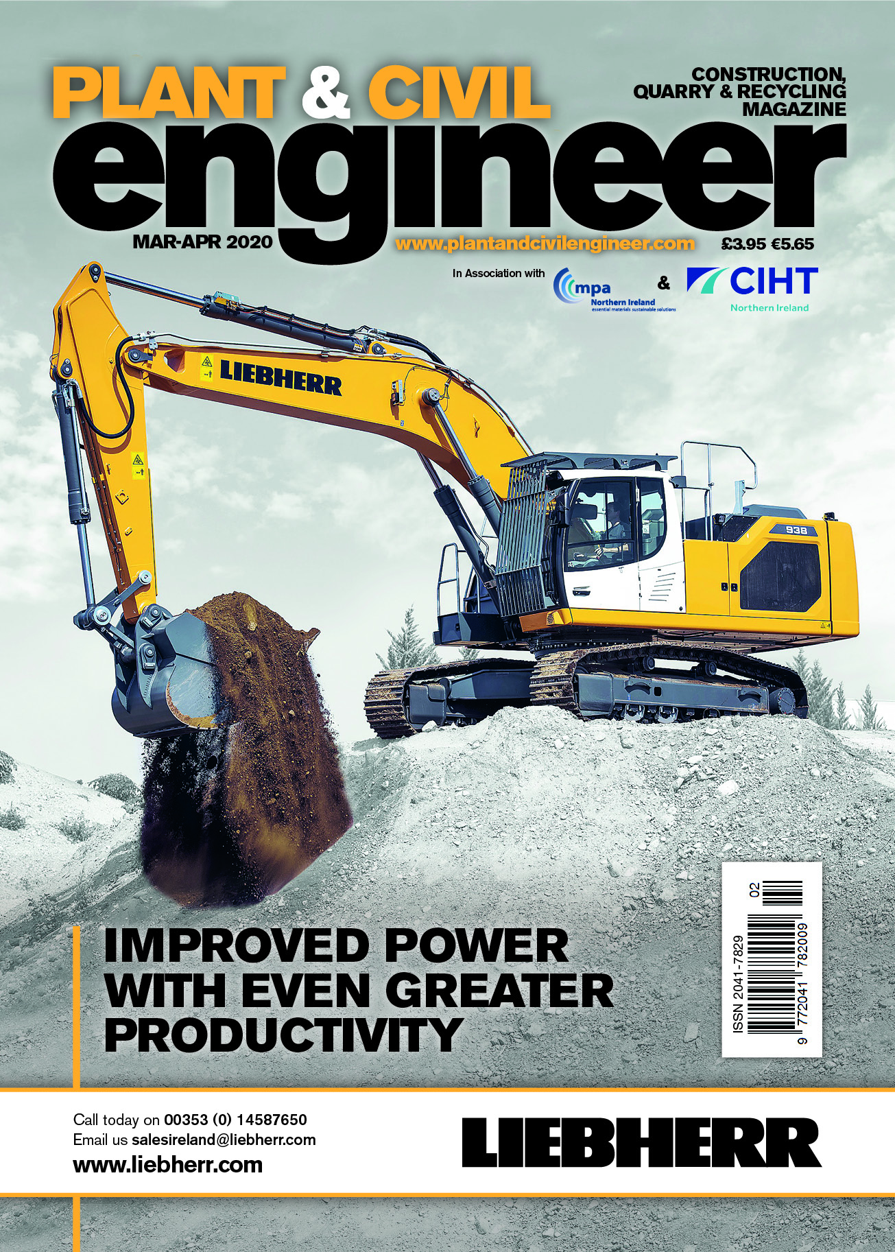 Liebherr PCE Front Cover - Plant and Civil Engineering