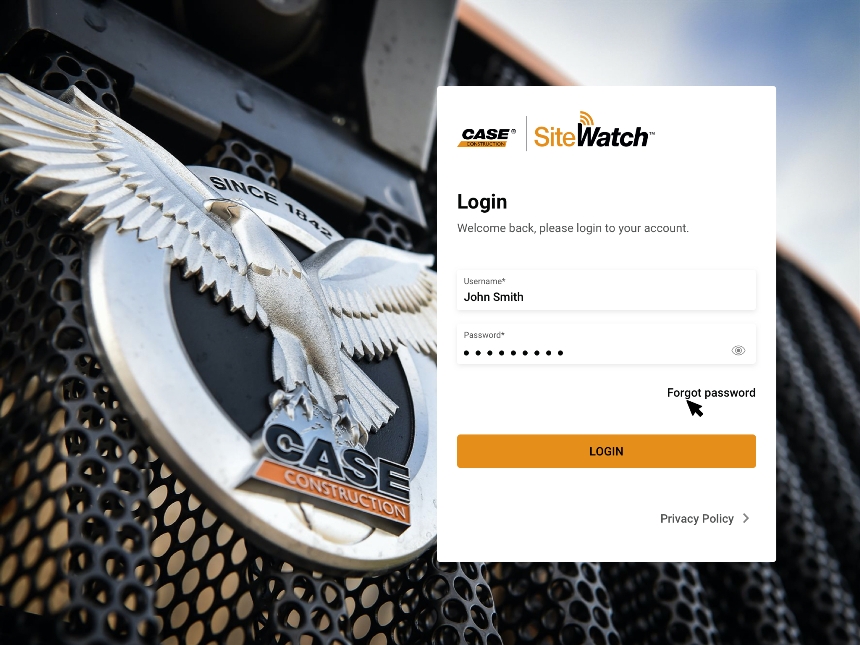 CASE SiteWatch Telematics Platform Is Simple to Navigate