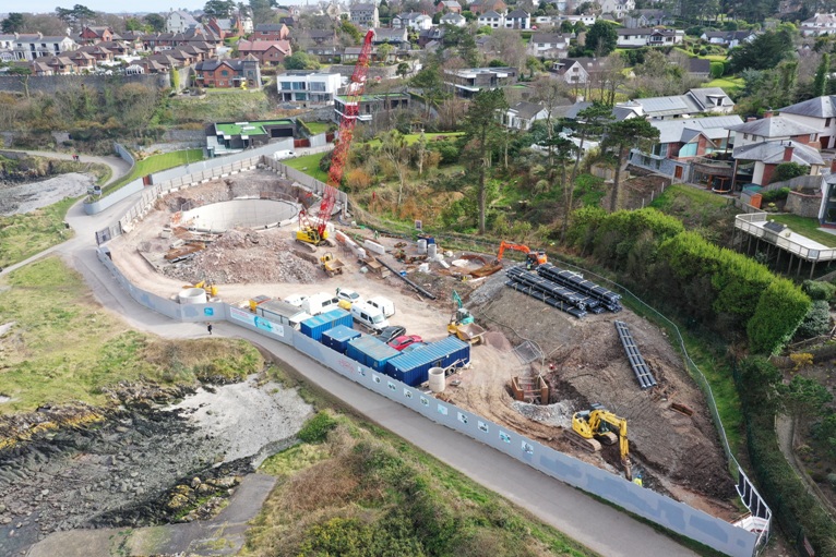 Further milestones reached in construction of new pumping station in Bangor