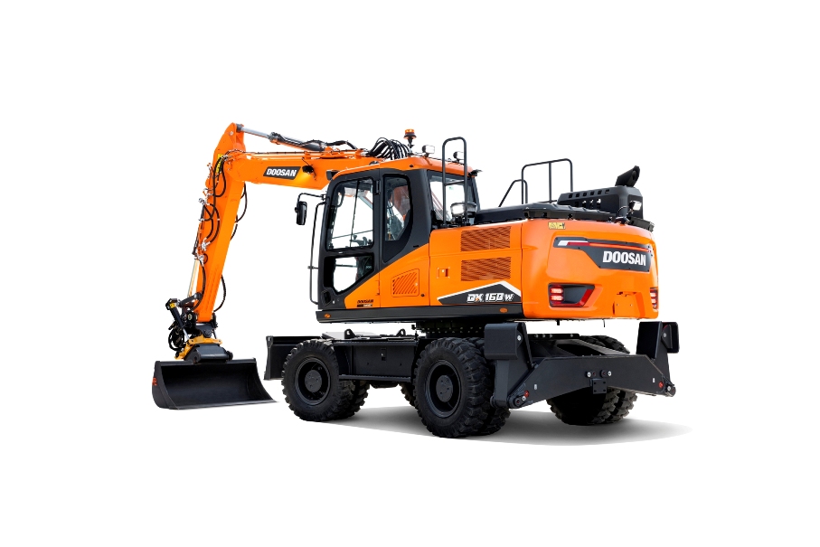 Doosan Raises Curtain on New Generation Wheeled Excavators