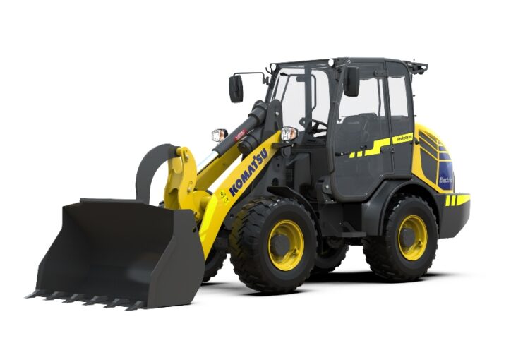 Komatsu Rolls-Out All-Electric Wheel Loader Prototype