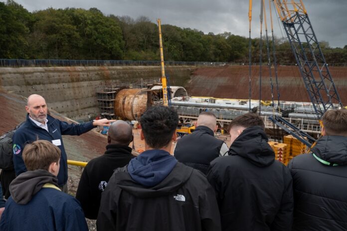 HS2 tunnel site opens doors to launch national drive to get young ...