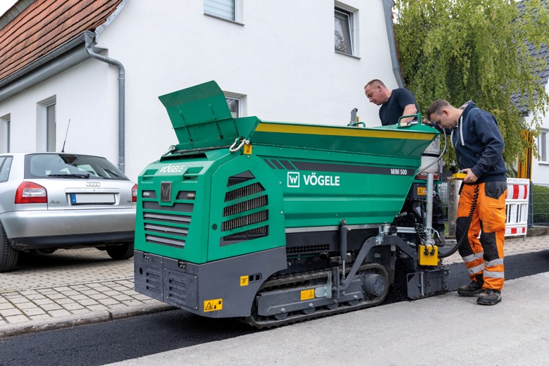 Big demand for Vögele’s new mini pavers