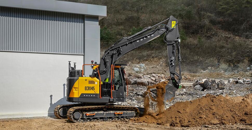 New Volvo ECR145 and EC210 redefine excavator excellence