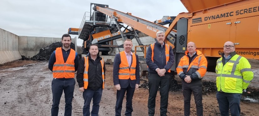 Infrastructure Minister visits Recon Waste Initiatives in Portadown