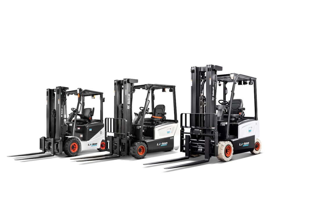 Bobcat Introduces New Batteries, Forklifts and Warehouse Equipment